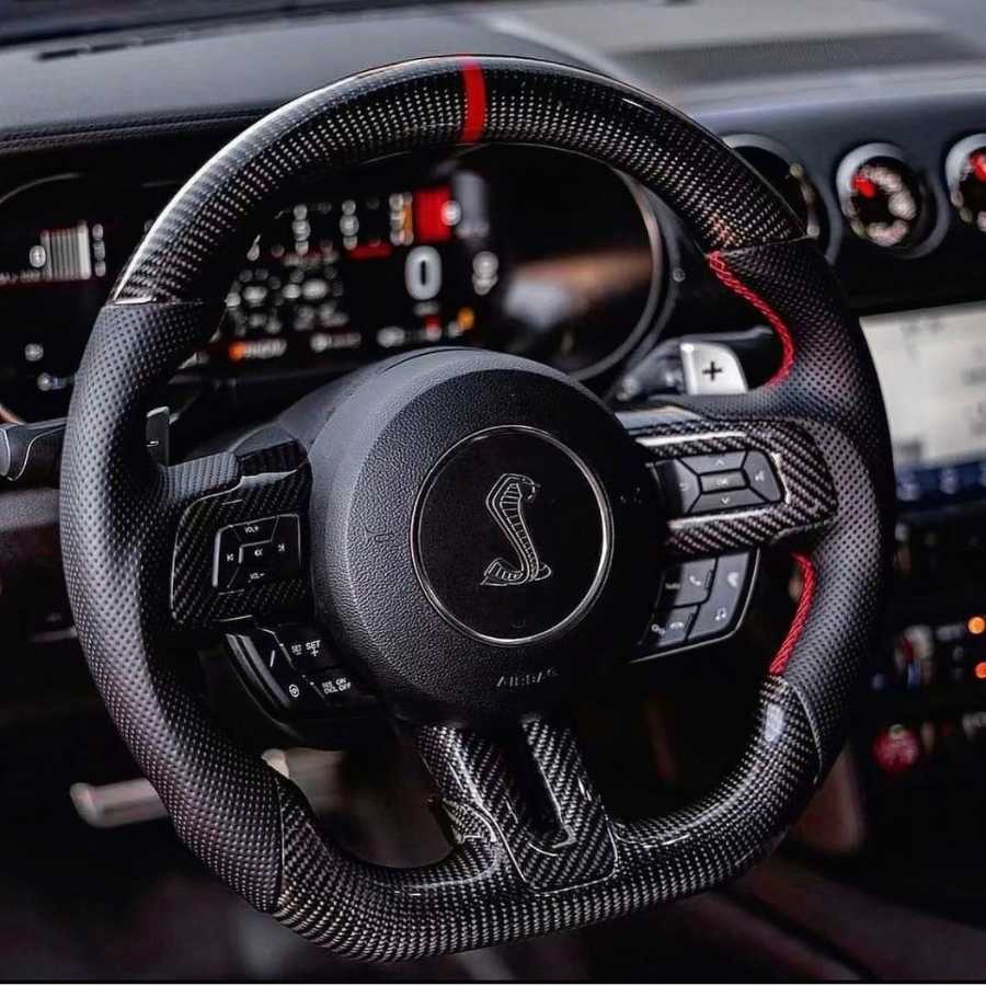 Mustang Carbon Steering Wheel – Performance Wheelz