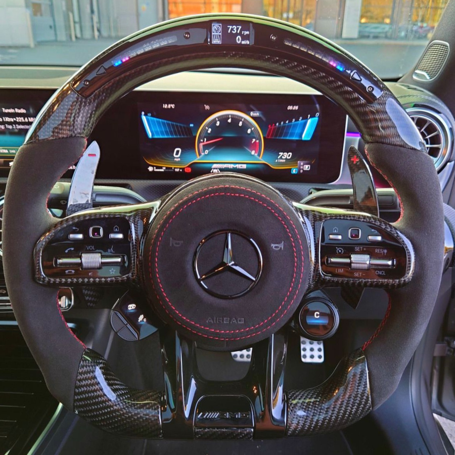 Mercedes AMG Style Carbon Steering Wheel – Performance Wheelz